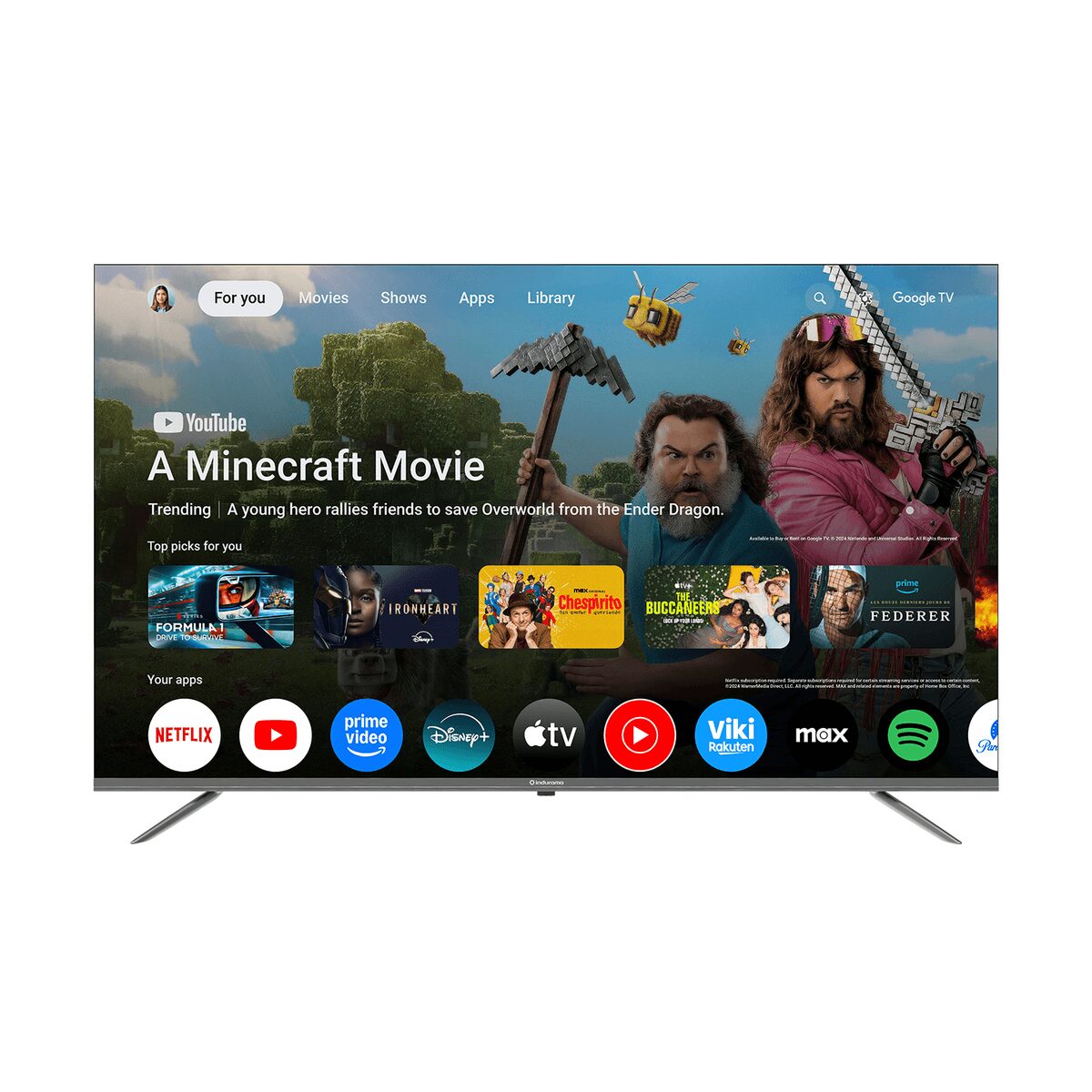 Smart TV Indurama 58" 58TIKGF5UHD | 4K UHD | Bodeguita del ahorro